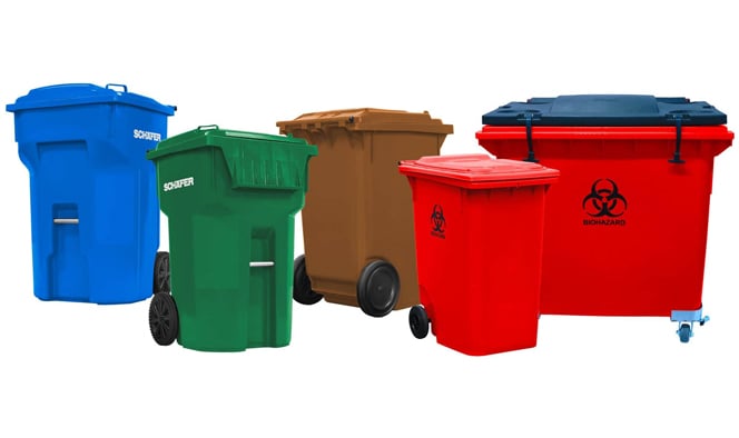 Schaefer Waste and Recycling Carts| MacQueen Equipment